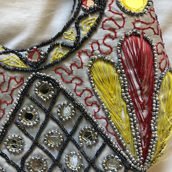 Hand Crafted | Bags | Handmade Beaded Mini Bag | Poshmark